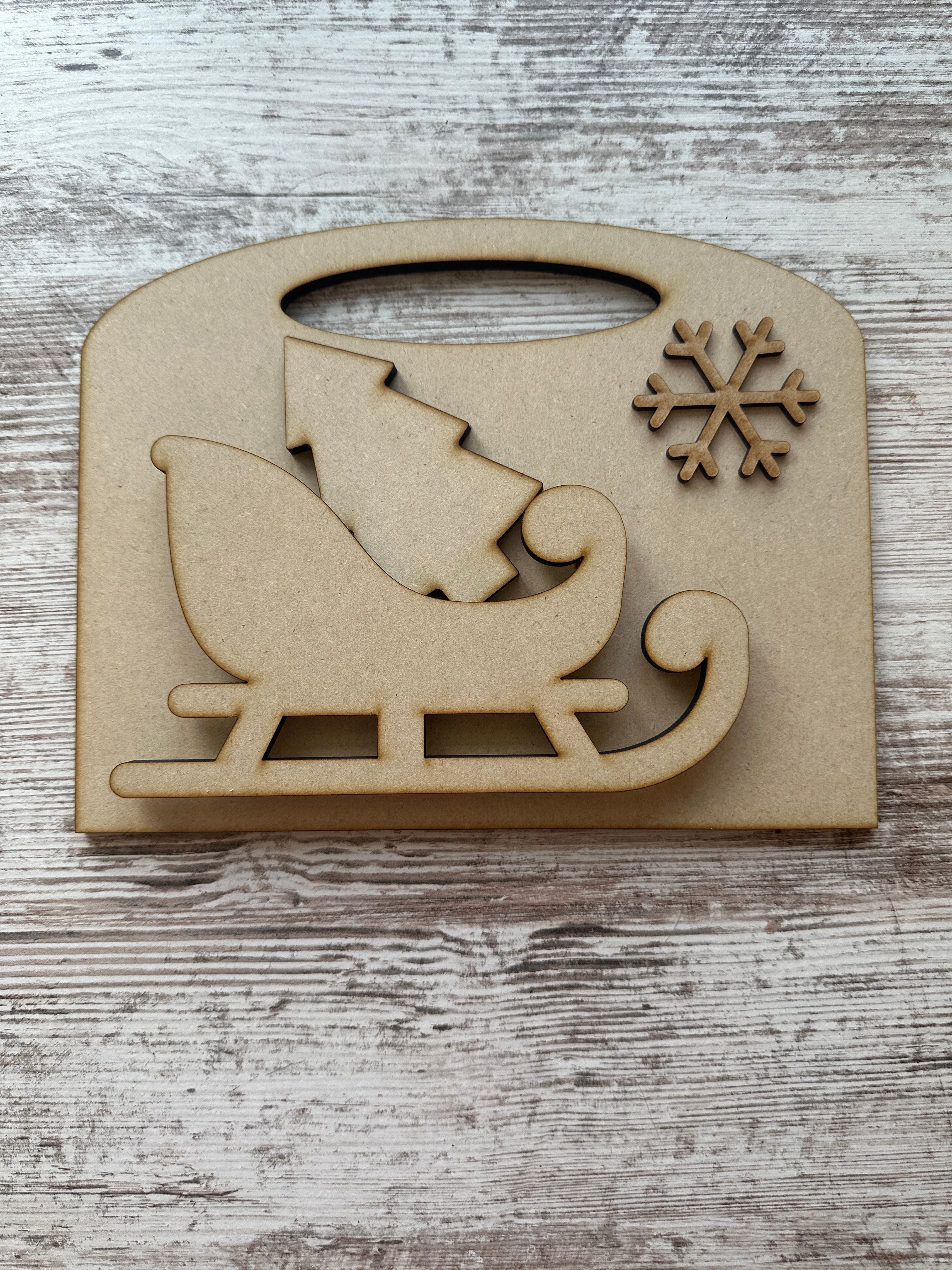 Santa's Sleigh kit – Booxie & Button Designs